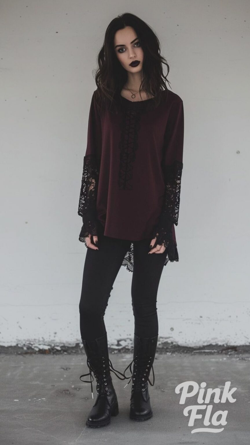 10 Soft Goth Outfits for a Delicate Dark Aesthetic - PinkFla.com Fashion Blog