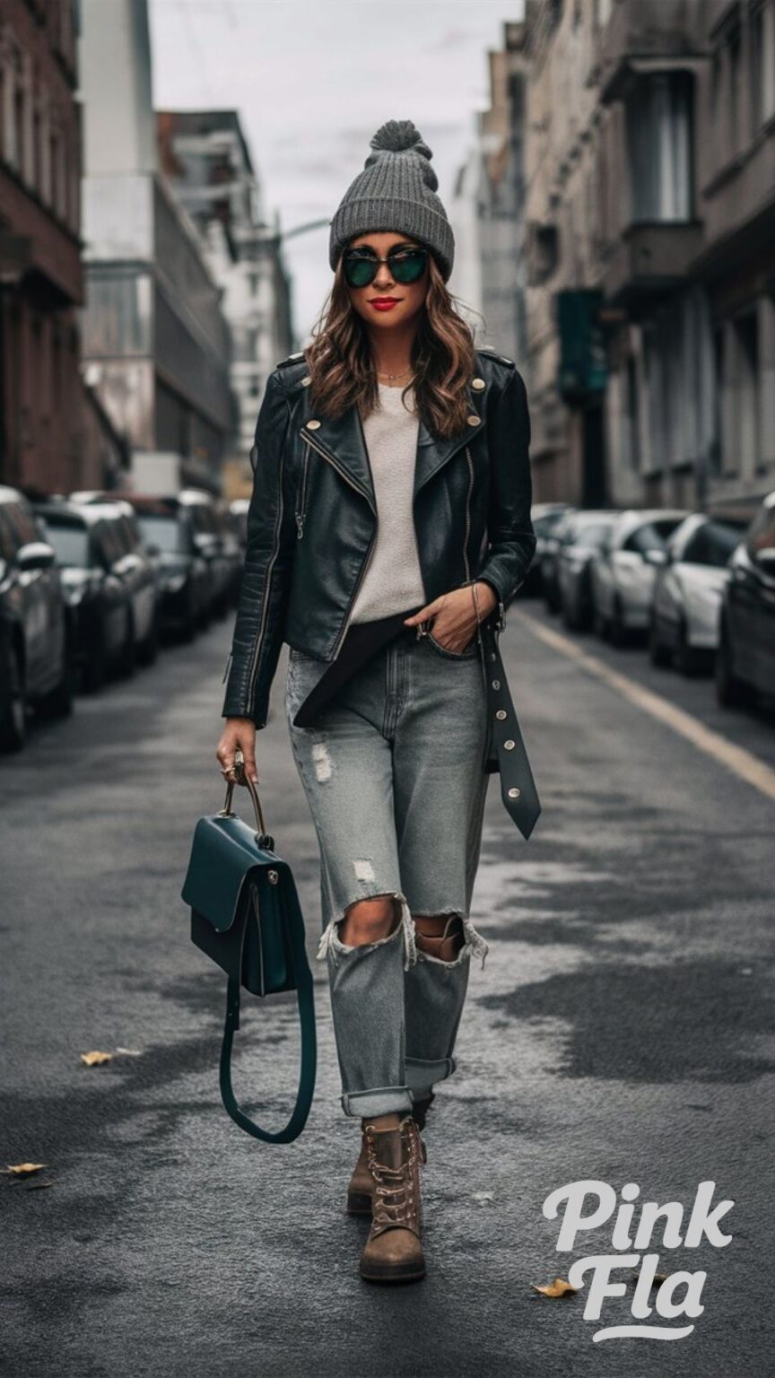 15 Edgy Fall Outfits You'll Love it! - PinkFla.com Fashion Blog