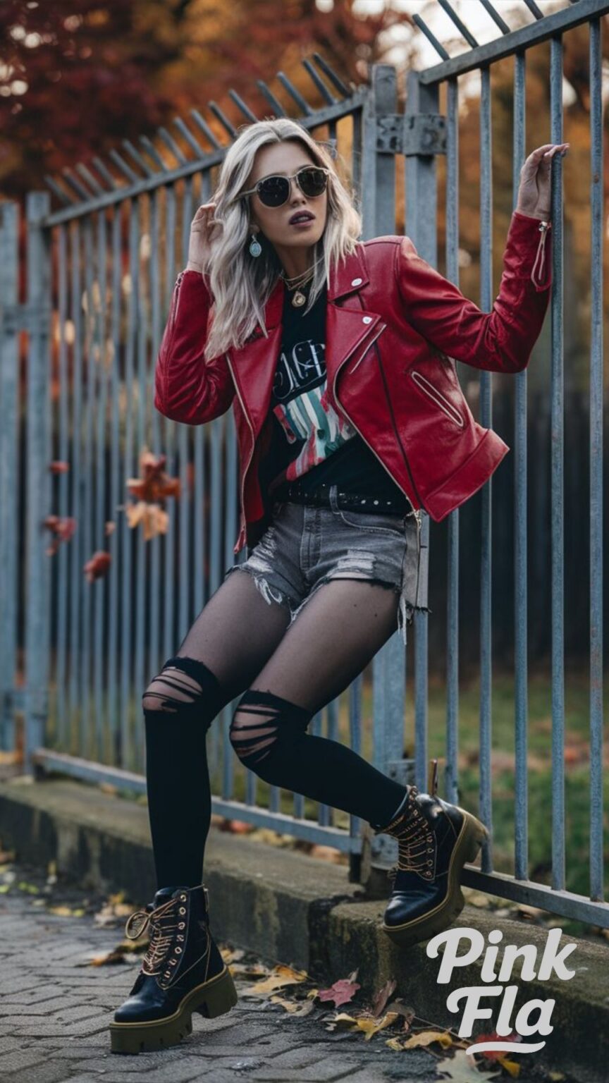15 Edgy Fall Outfits You'll Love it! - PinkFla.com Fashion Blog
