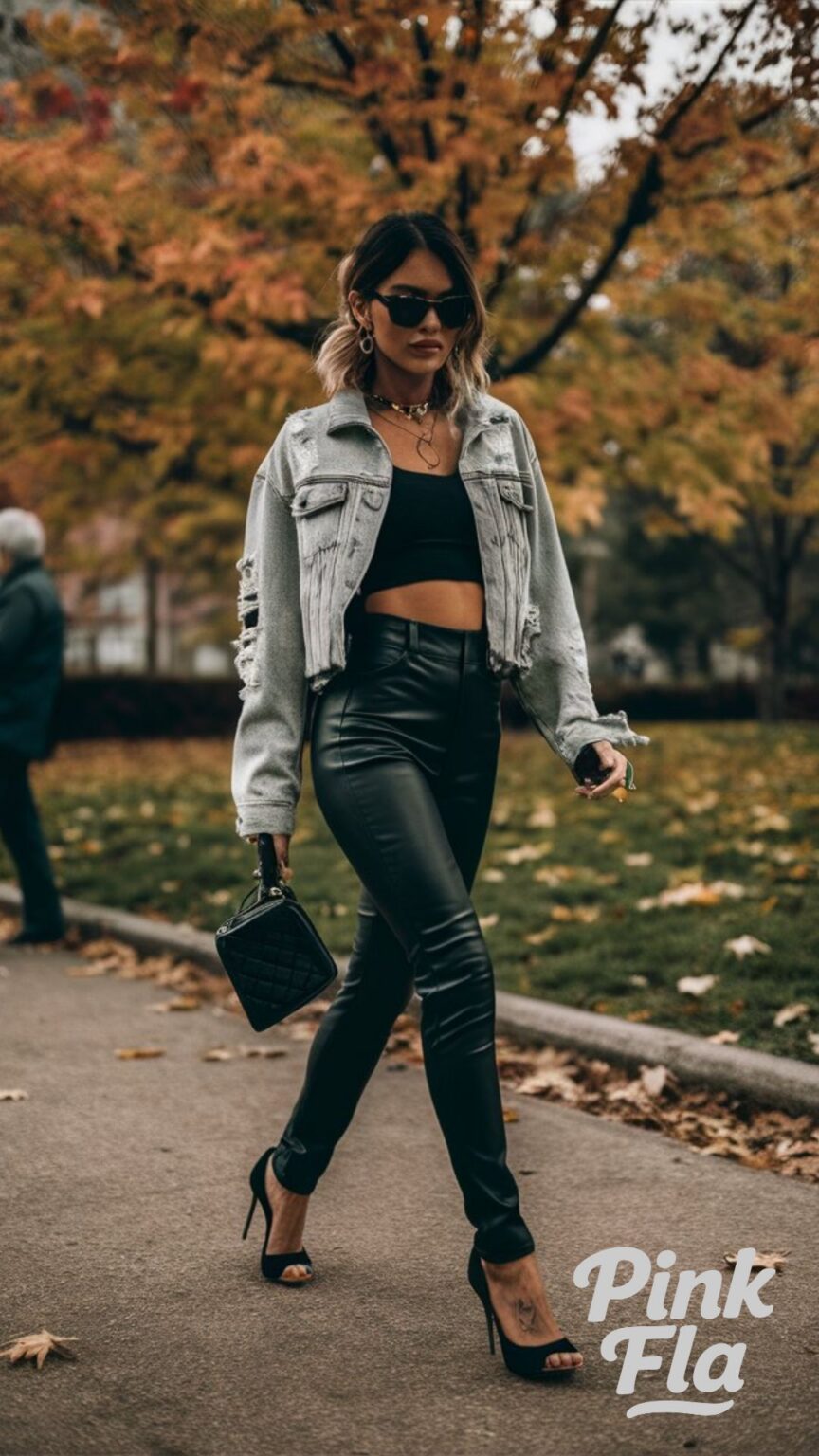 15 Edgy Fall Outfits You'll Love it! - PinkFla.com Fashion Blog