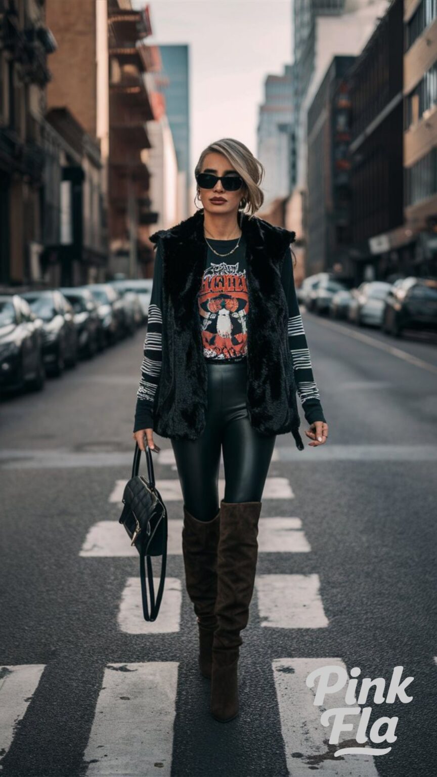 15 Edgy Fall Outfits You'll Love it! - PinkFla.com Fashion Blog